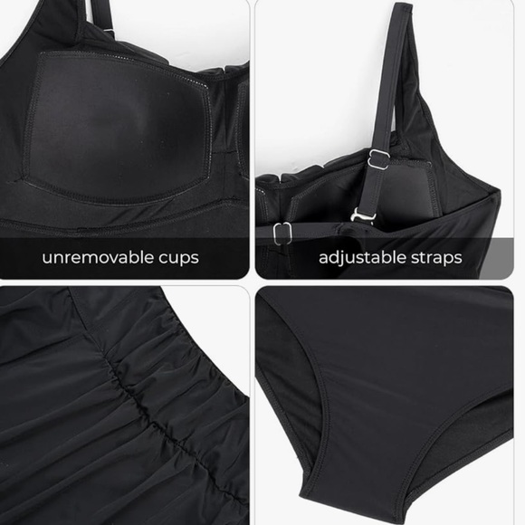 Swim | Aqua Eve Women Plus Size Swimsuits One Piece Tummy Control ...